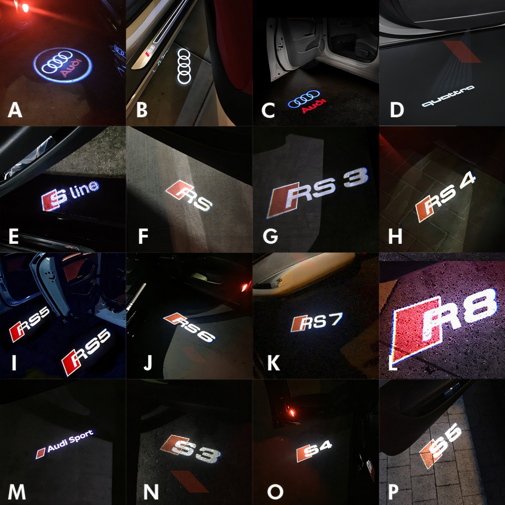 Audi LED Door Welcome Logo Lights | Nevera Auto