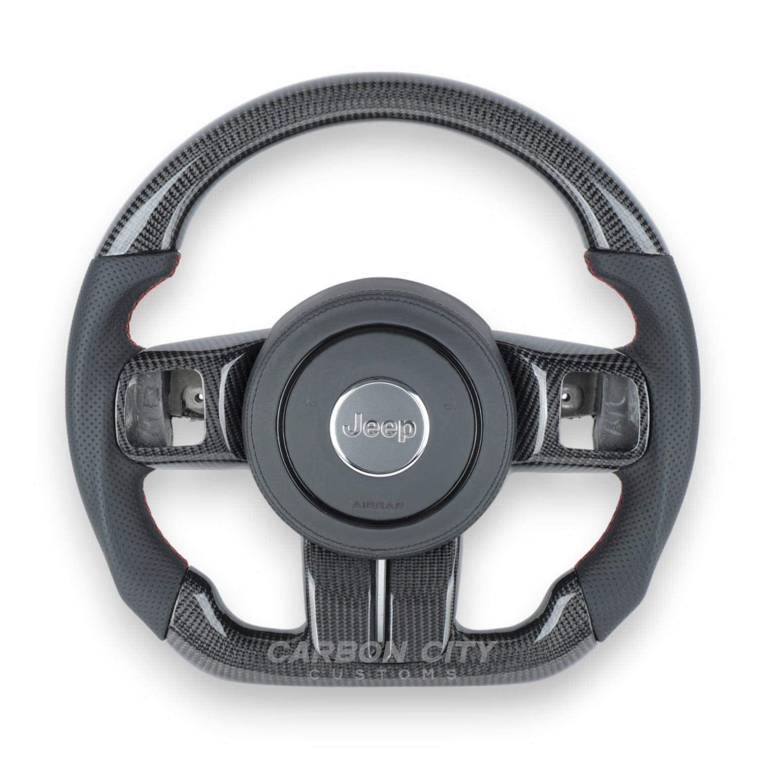 Jeep Wrangler Customizable Steering Wheel | Carbon City