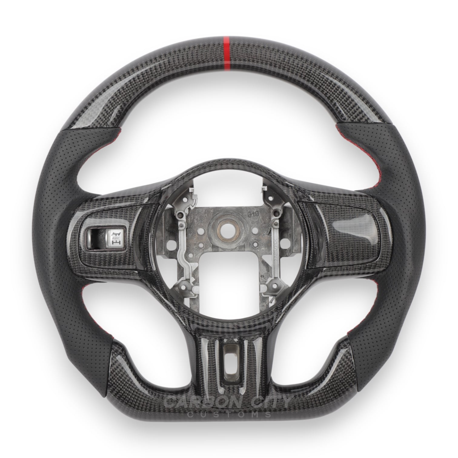 Mitsubishi Lancer Evolution X Custom Steering Wheel | Nevera Auto