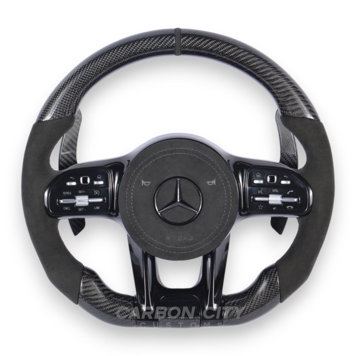 Mercedes-Benz AMG Customizable Steering Wheel (Fits 2010+ Models)