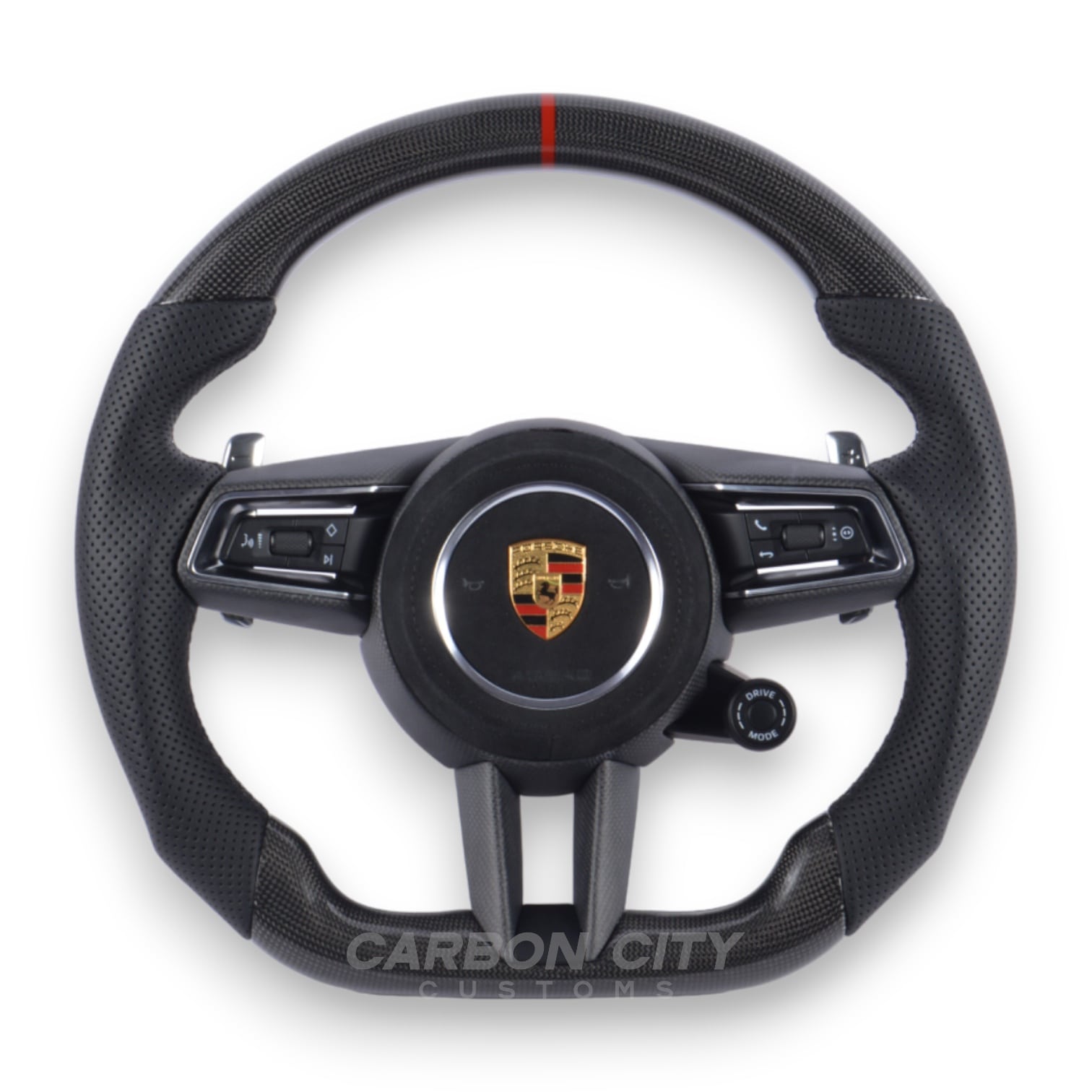 Porsche 911 (992) Style Customizable Steering Wheel | Carbon City